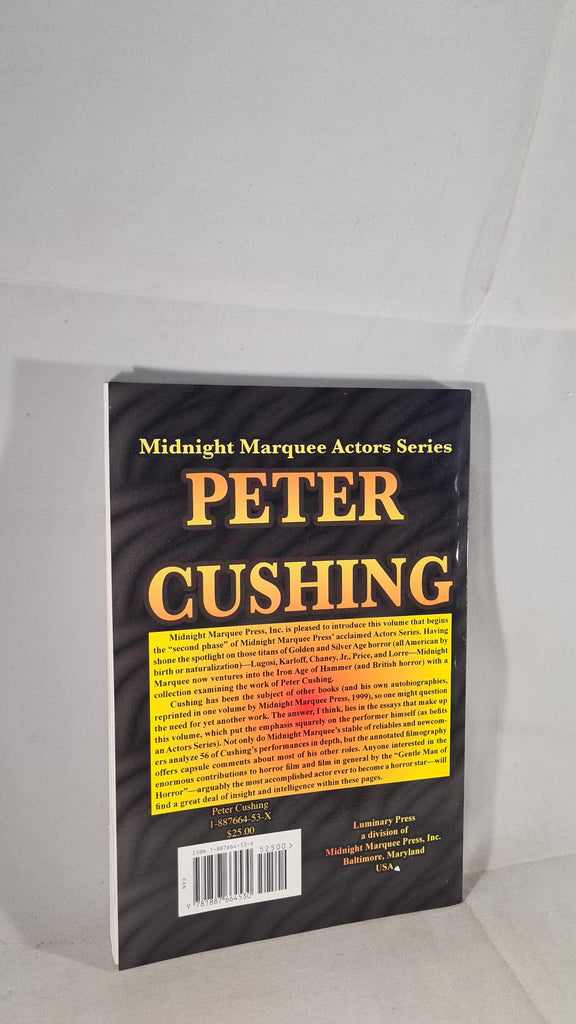 Anthony Ambrogio - Peter Cushing, Midnight Marquee Actors Series, Lumi ...