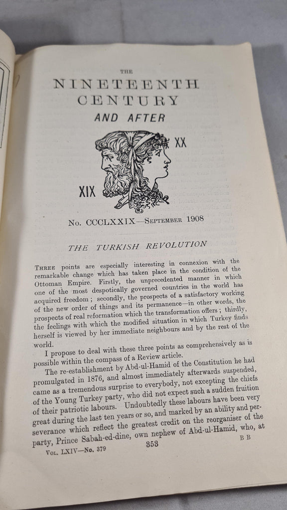 The Nineteenth Century & After XIX - XX Number 379 September 1908 ...