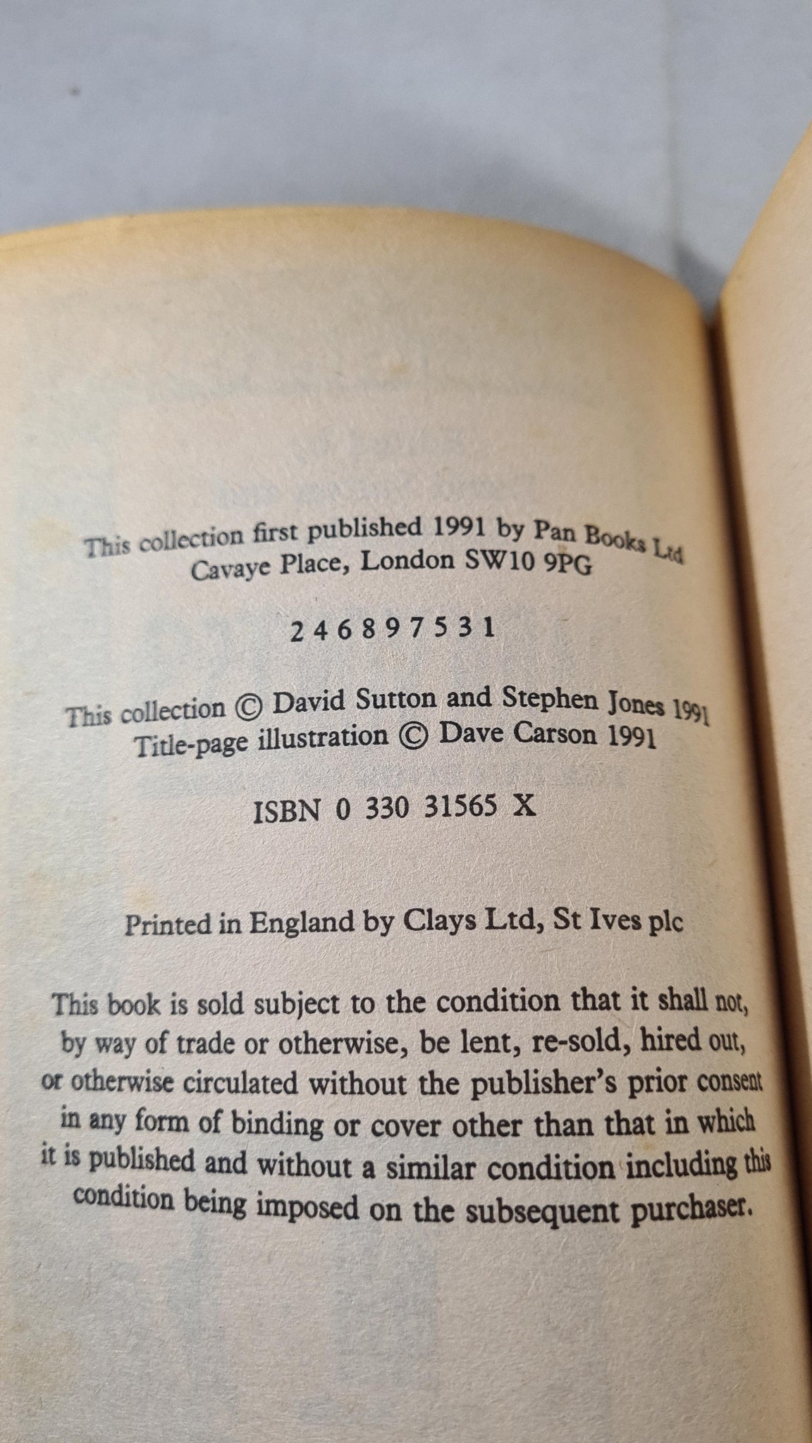 David Sutton & Stephen - Dark Voices 3, Pan Book, 1991, Paperbacks ...