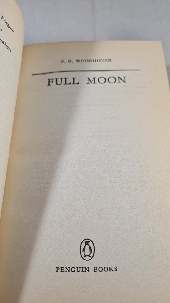P G Wodehouse - Full Moon, Penguin Books, 1961, Paperbacks – Richard ...