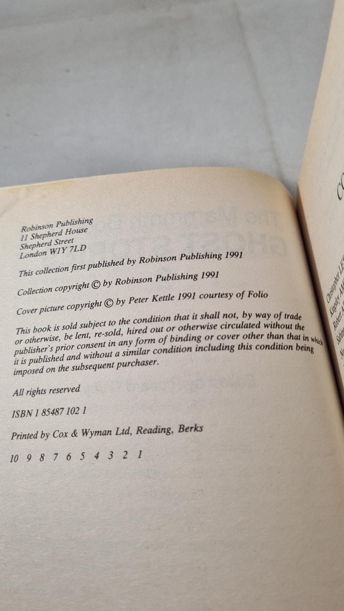 Richard Dalby - The Mammoth Book of Ghost Stories 2, Robinson, 1991, P ...