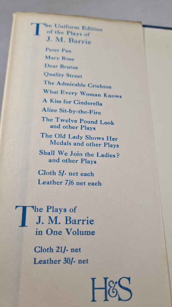J M Barrie - Mary Rose, Hodder & Stoughton, 1924, First Edition, A Pla ...