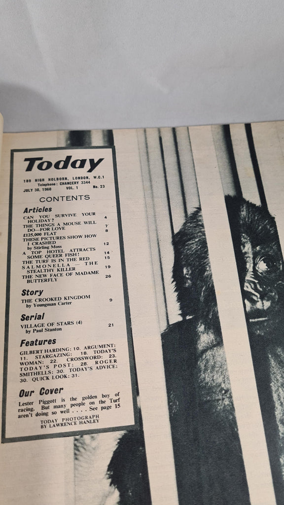 Today Magazine Volume 1 Number 23 July 30 1960 – Richard Dalby's Library