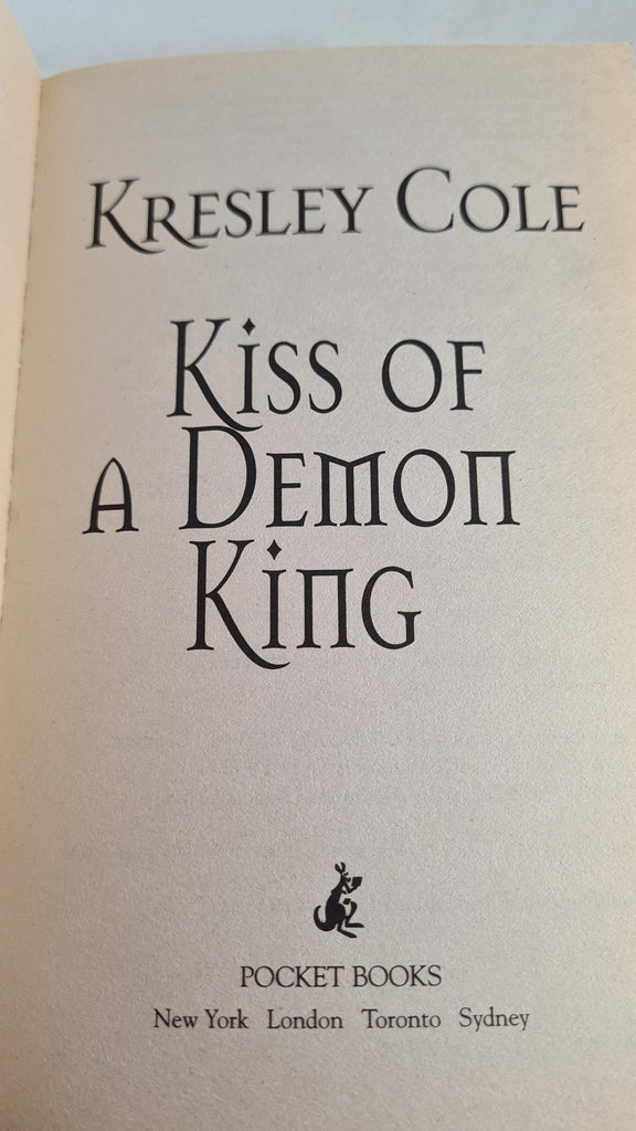 Kresley Cole - Kiss of a Demon King, Pocket Books, 2009, Paperbacks ...