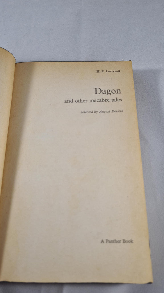 H P Lovecraft - Dagon & other macabre tales, Panther, 1973, Paperbacks ...