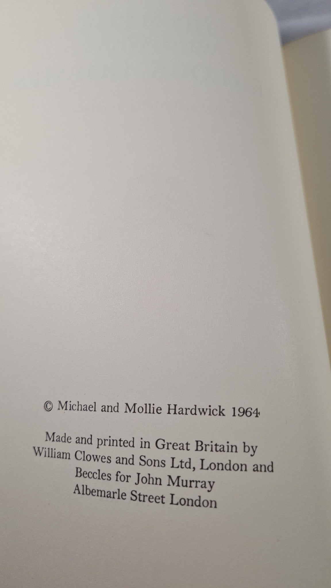 Michael & Mollie Hardwick - The Man who was Sherlock Holmes, John Murr ...