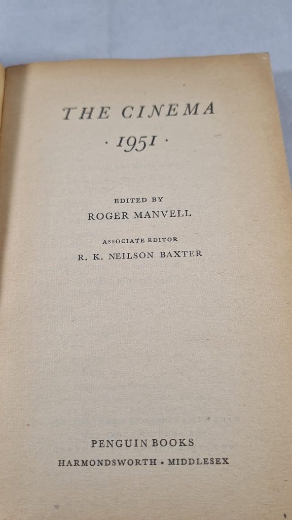 Roger Manvell - The Cinema 1951, Penguin, 1951, Paperbacks – Richard ...