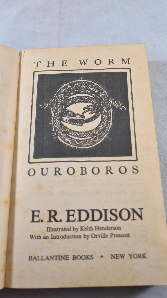 E R Eddison - The Worm Ouroboros, Ballantine, 1976, Paperbacks ...
