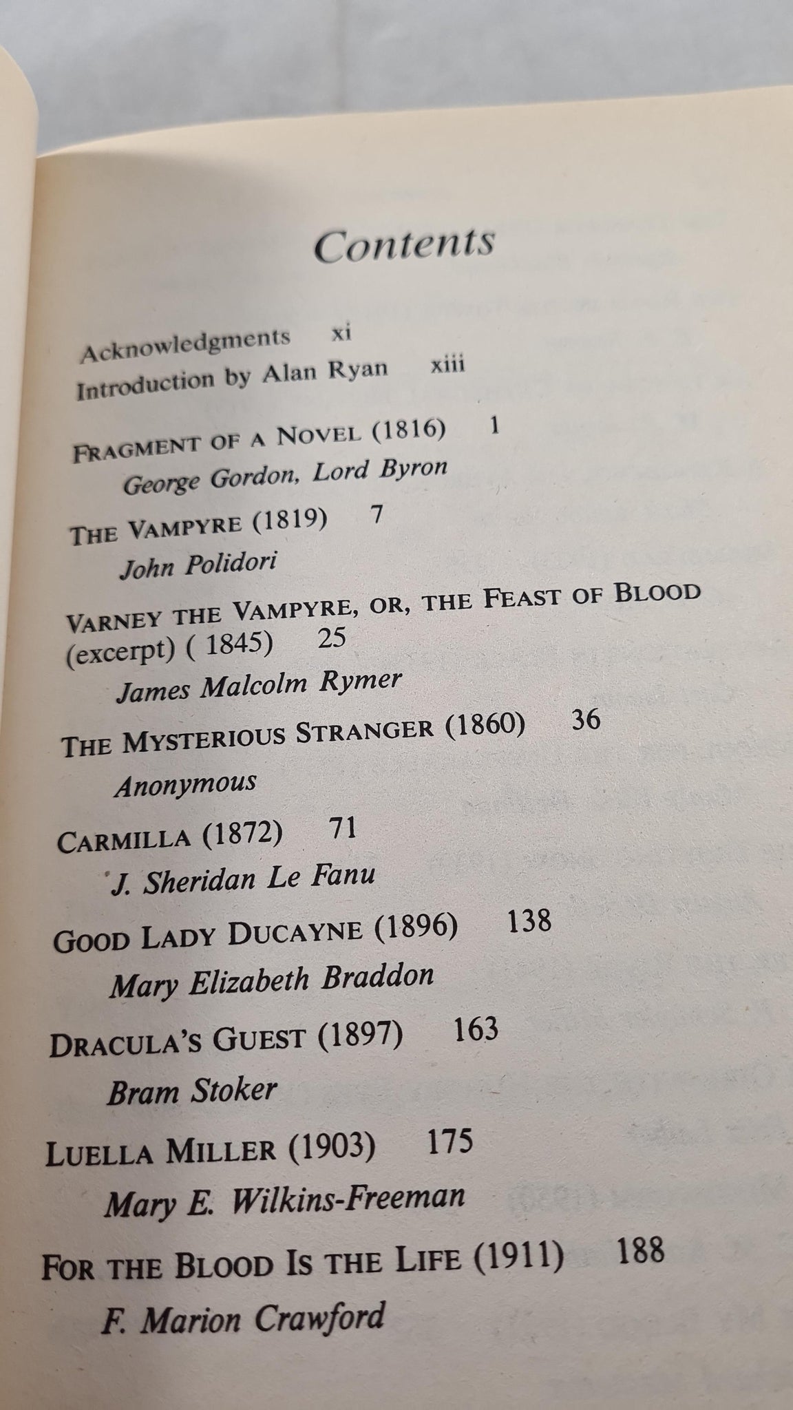 Alan Ryan - The Penguin Book of Vampire Stories, 1988, Paperbacks ...