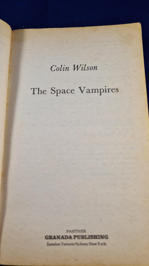 Colin Wilson - The Space Vampires, Panther, 1977, Paperbacks – Richard ...