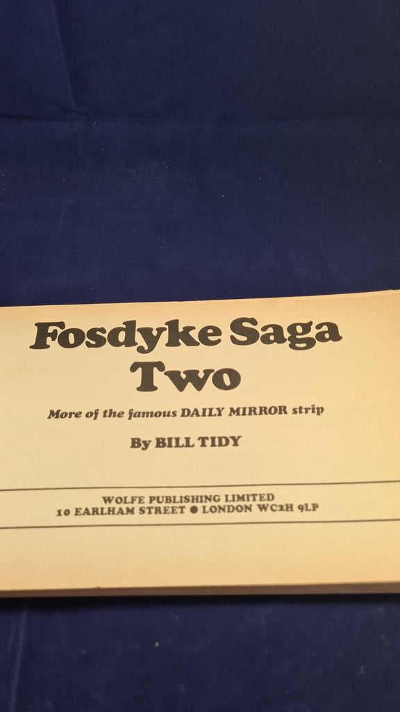 Bill Tidy Fosdyke Saga Two Daily Mirror 1973 Paperbacks Richard