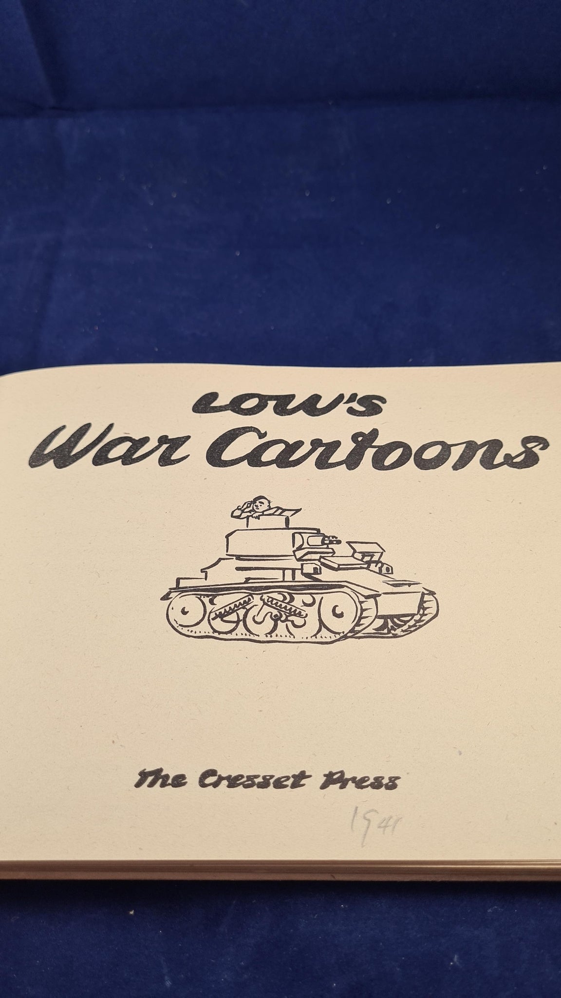 Low's War Cartoons, The Cresset Press, 1941 – Richard Dalby's Library