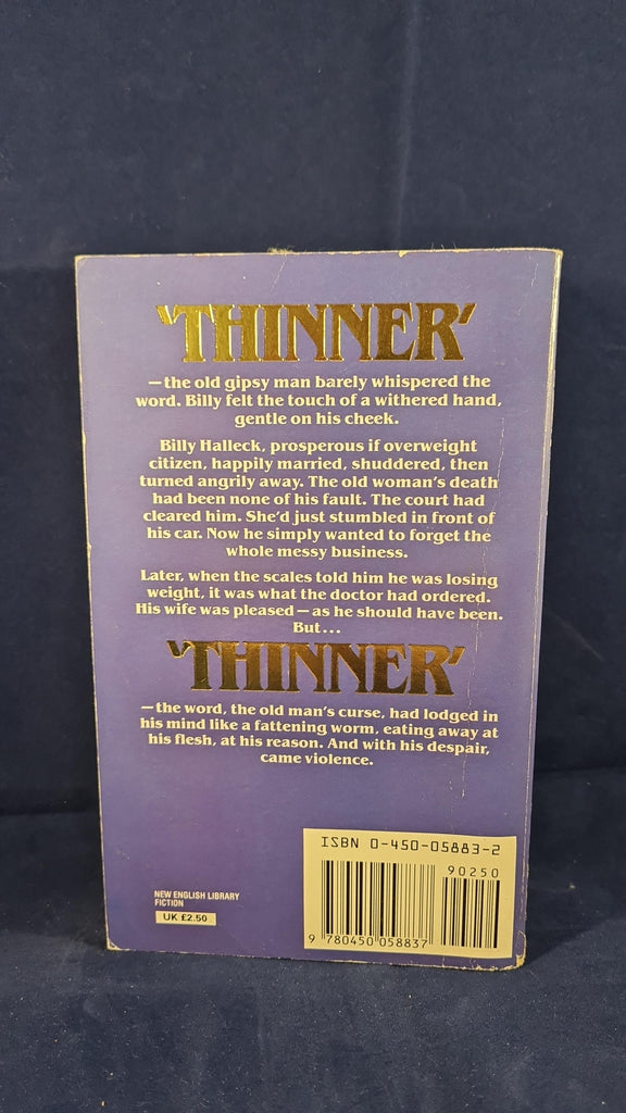 Richard Bachman - Thinner, New English Library, 1986, Paperbacks ...