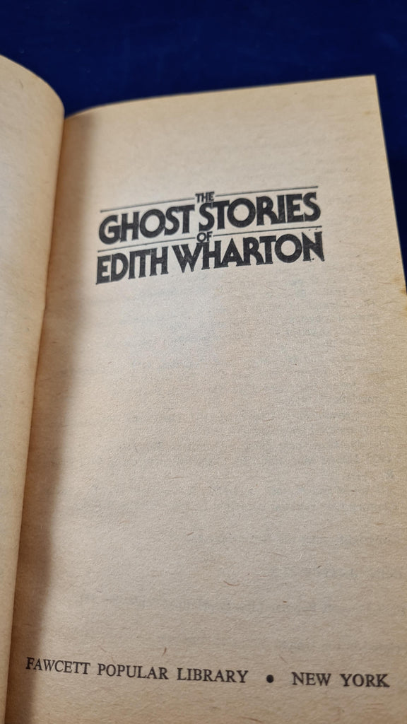 Edith Wharton - Ghost Stories, Fawcett, 1976, Paperbacks – Richard ...