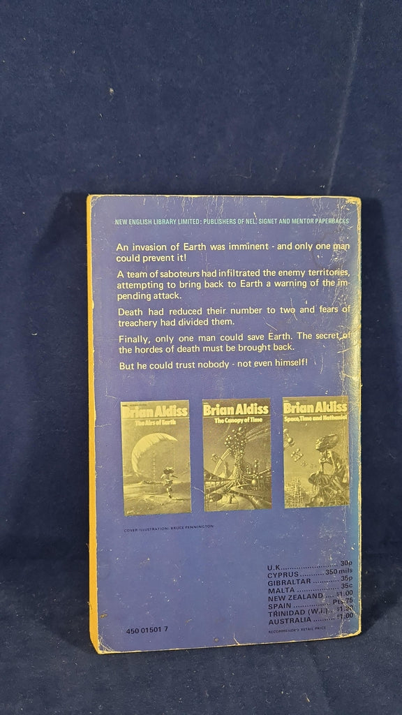 Brian Aldiss - Equator, New English Library, 1973, Paperbacks – Richard Dalby's Library