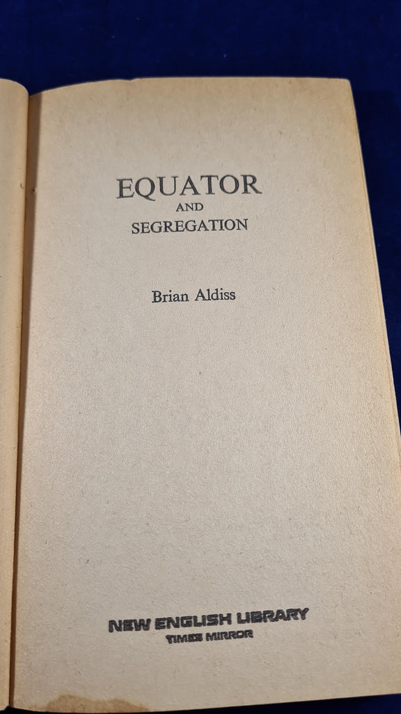 Brian Aldiss - Equator, New English Library, 1973, Paperbacks – Richard ...