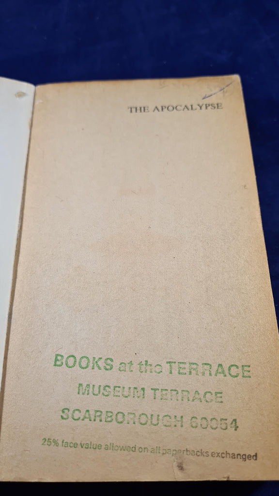 Jeffrey Konvitz - The Apocalypse, New English, 1979, Paperbacks ...