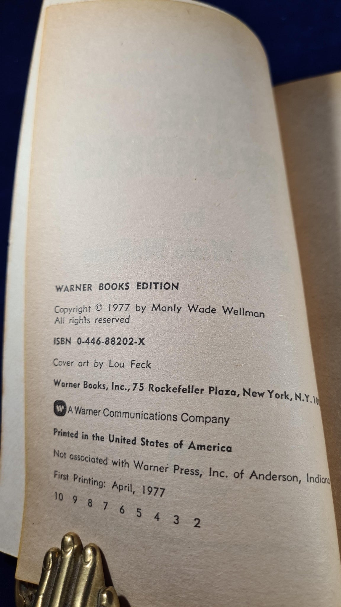 Manly Wade Wellman - The Beyonders, Warner Books, 1977, Paperbacks ...