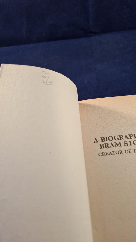 Harry Ludlam - A Biography of Bram Stoker, First New English, 1977, Pa ...