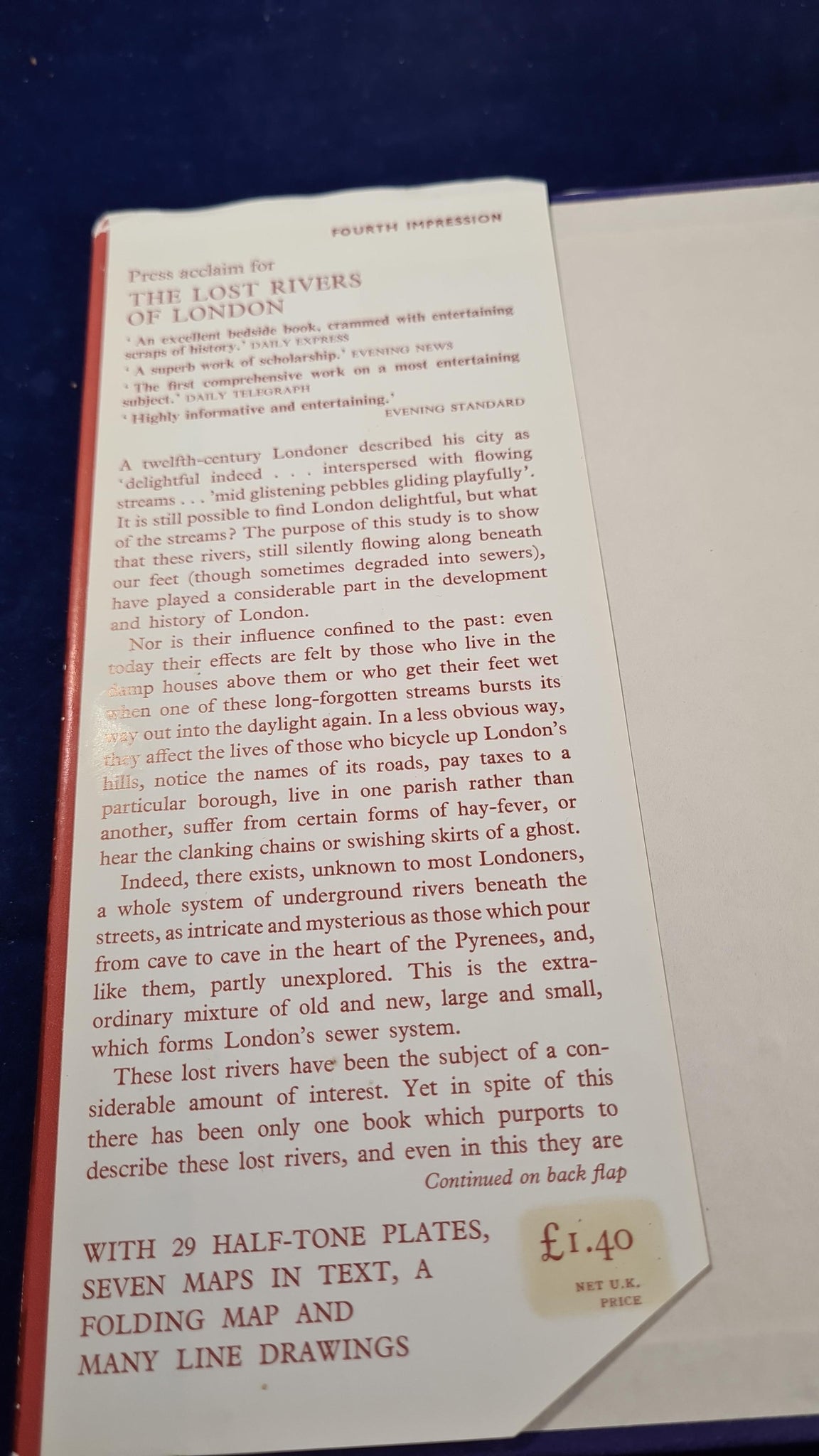 Nicholas Barton - The Lost Rivers of London, Phoenix House, 1965 ...