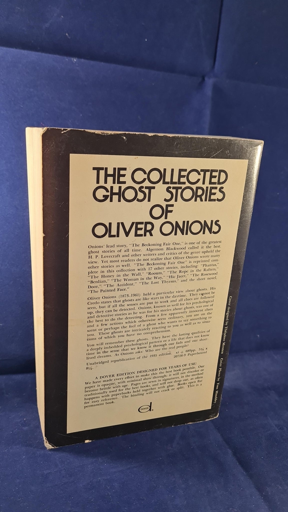 Oliver Onions - The Collected Ghost Stories, Dover, 1971, Paperbacks ...