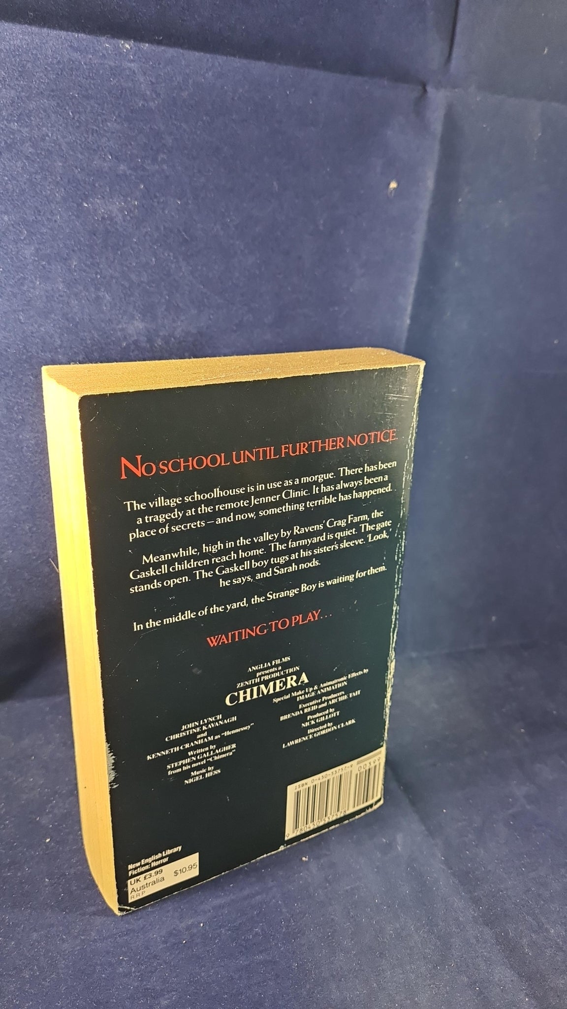 Stephen Gallagher - Chimera, New English, 1991, Paperbacks – Richard ...