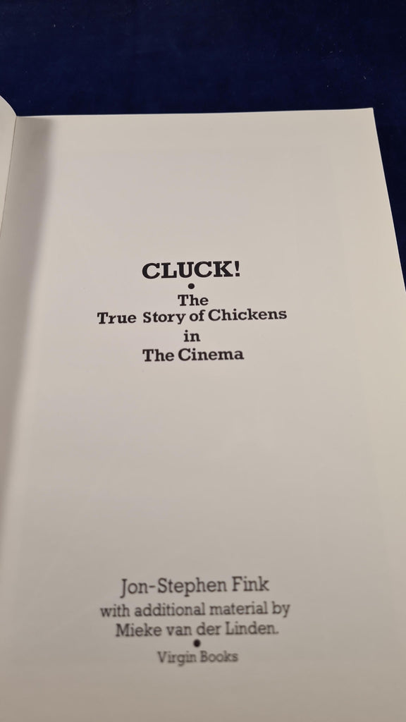 Jon-Stephen Fink - Cluck! The True Story of Chickens in Cinema, Virgin ...
