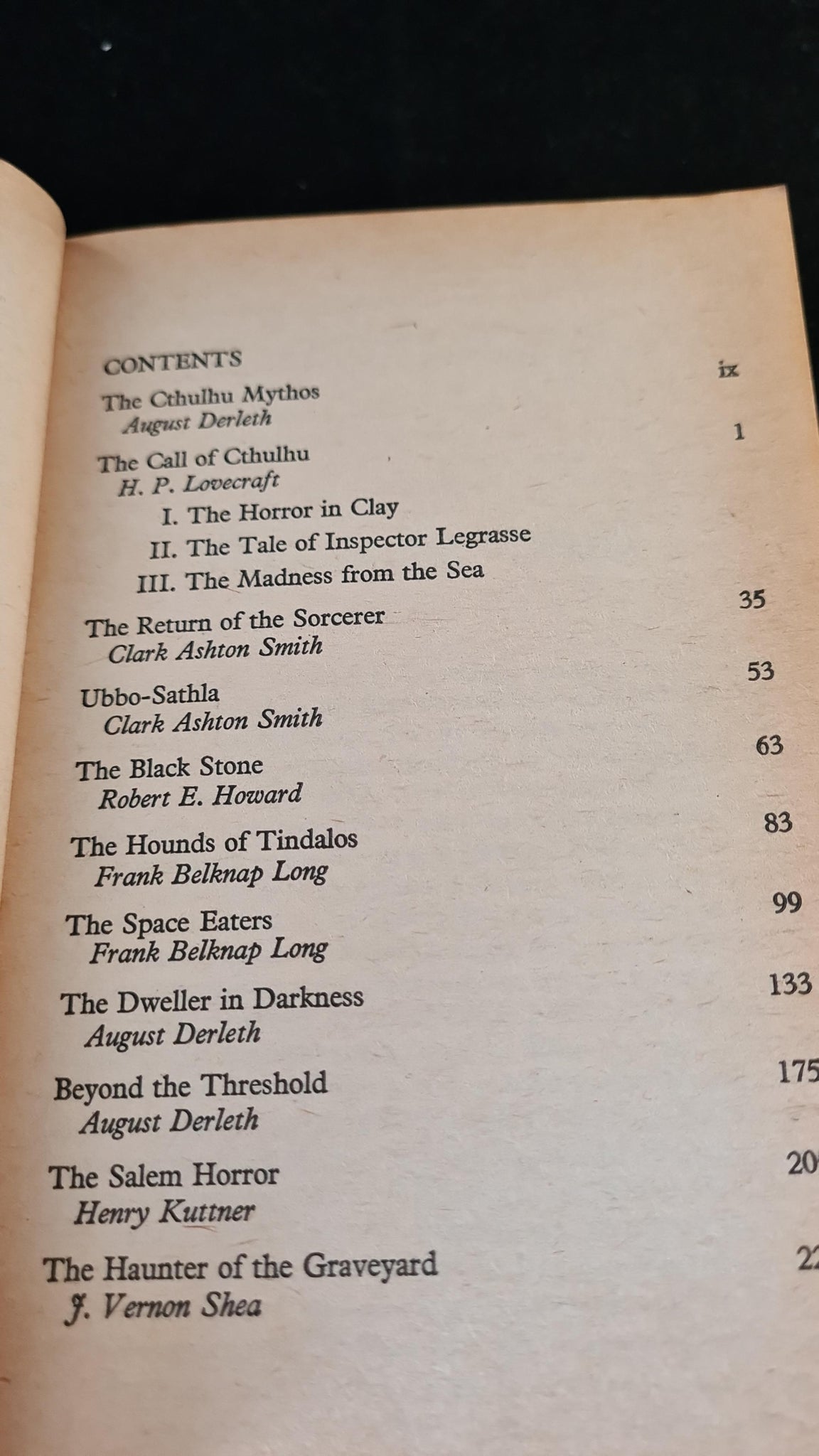 H P Lovecraft & Others - Tales of the Cthulhu Mythos Volume 1, Panther ...