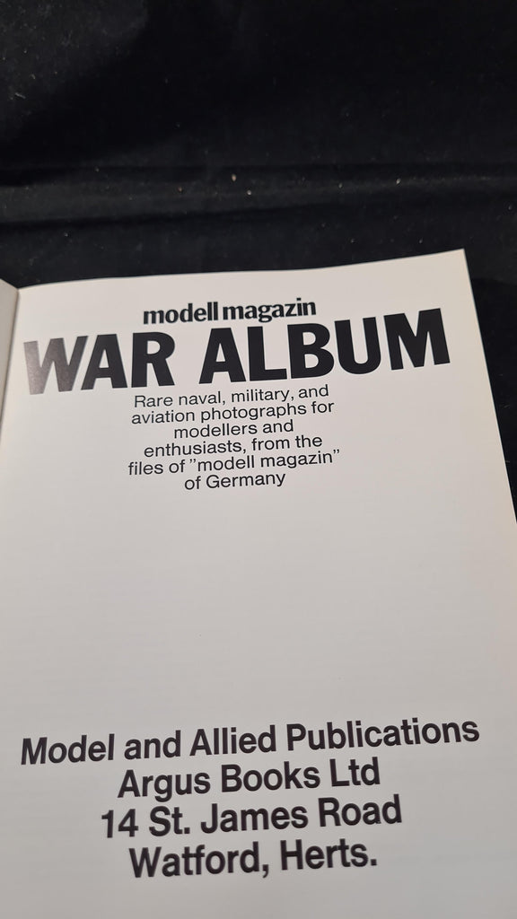 War Album, Model & Allied Publications, 1977, Paperbacks – Richard ...