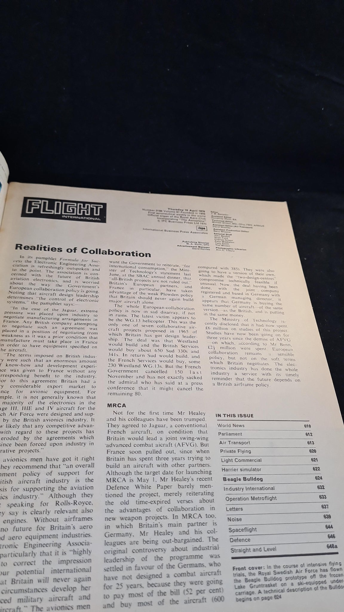 Flight International 16 April 1970 – Richard Dalby's Library