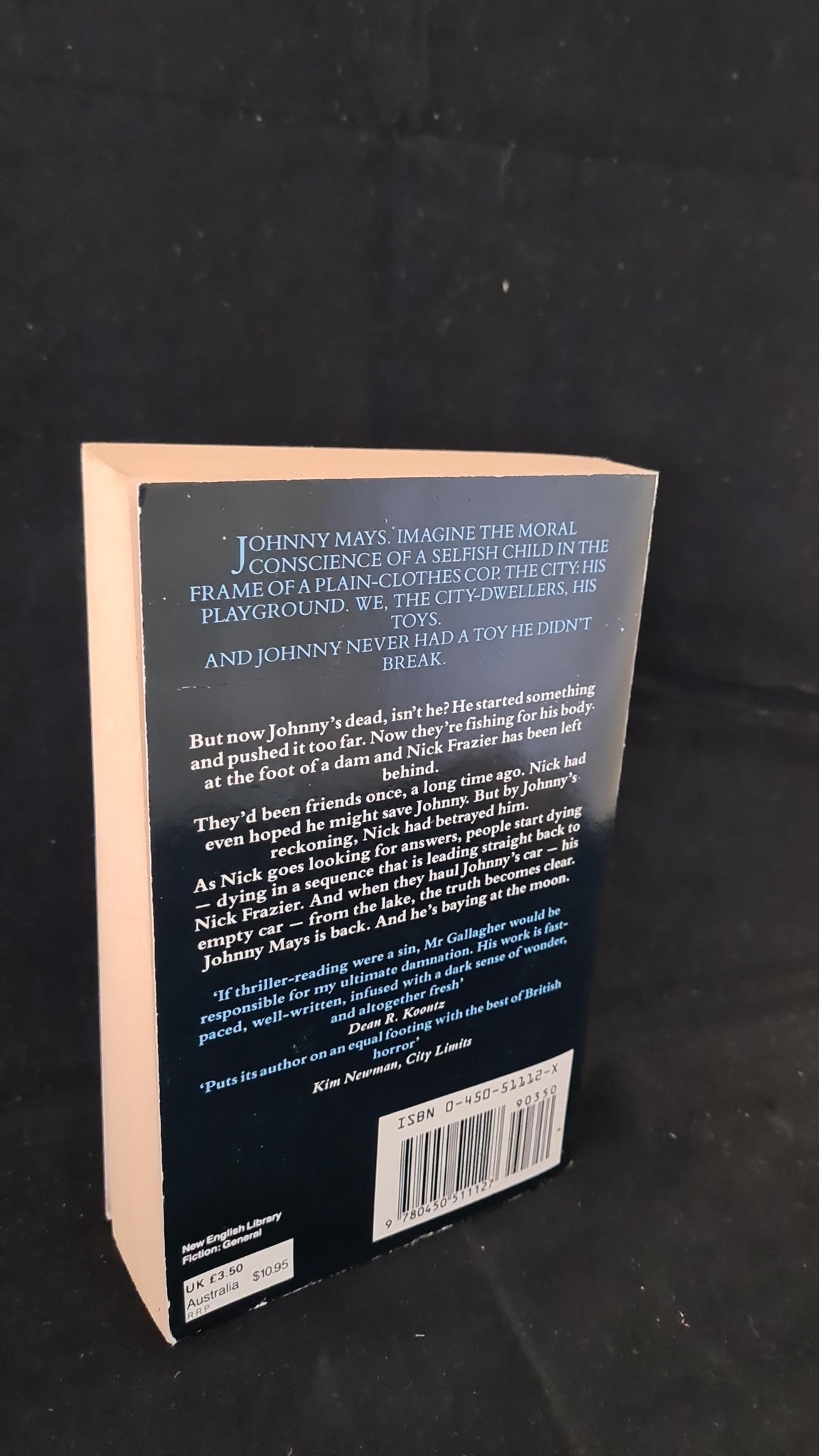 Stephen Gallagher - Down River, New English Library Edition, 1990, Pap ...