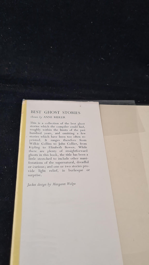 Anne Ridler - Best Ghost Stories, Faber & Faber, 1945, First Edition ...