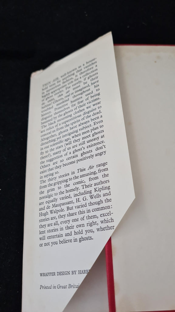 Alan C Jenkins - Thin Air, An Anthology of Ghost Stories, Blackie, 196 ...