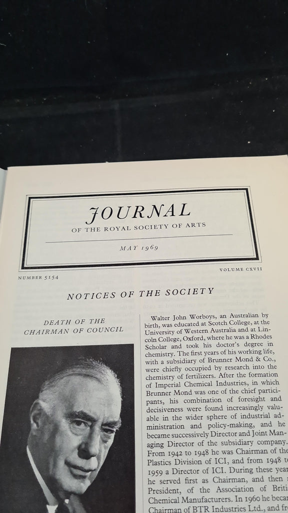 Journal of The Royal Society Of Arts May 1969 – Richard Dalby's Library