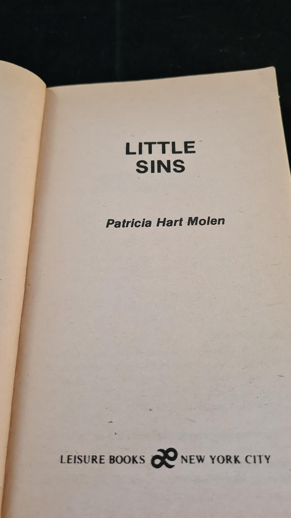 Patricia Hart Molen - Little Sins, Leisure Book, 1980, Paperbacks ...