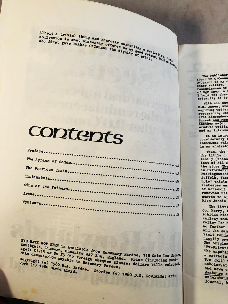 David Rowlands - Eye Hath Not Seen... Haunted Library, Rosemary Pardoe ...