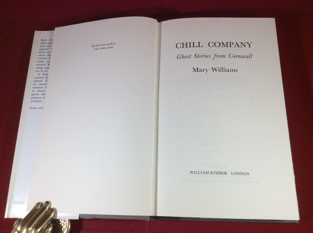 Mary Williams, Chill Company: Ghost Stories From Cornwall, William Kim ...