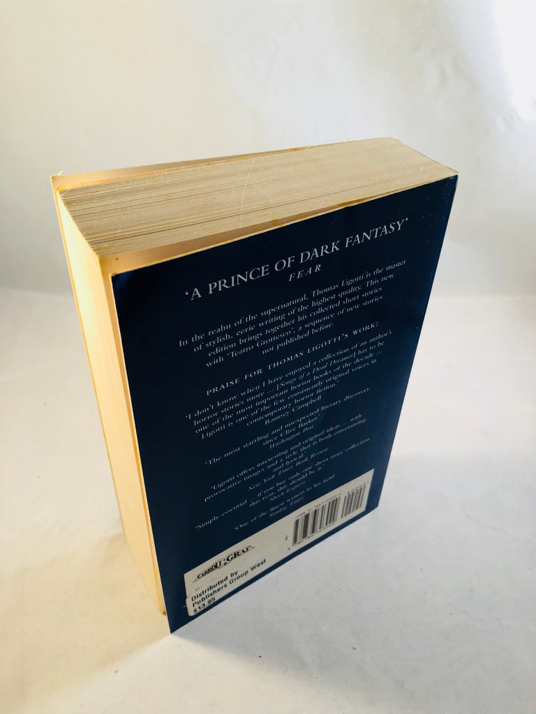 Thomas Ligotti - The Nightmare Factory, Carroll & Graf Publishers 1996 ...