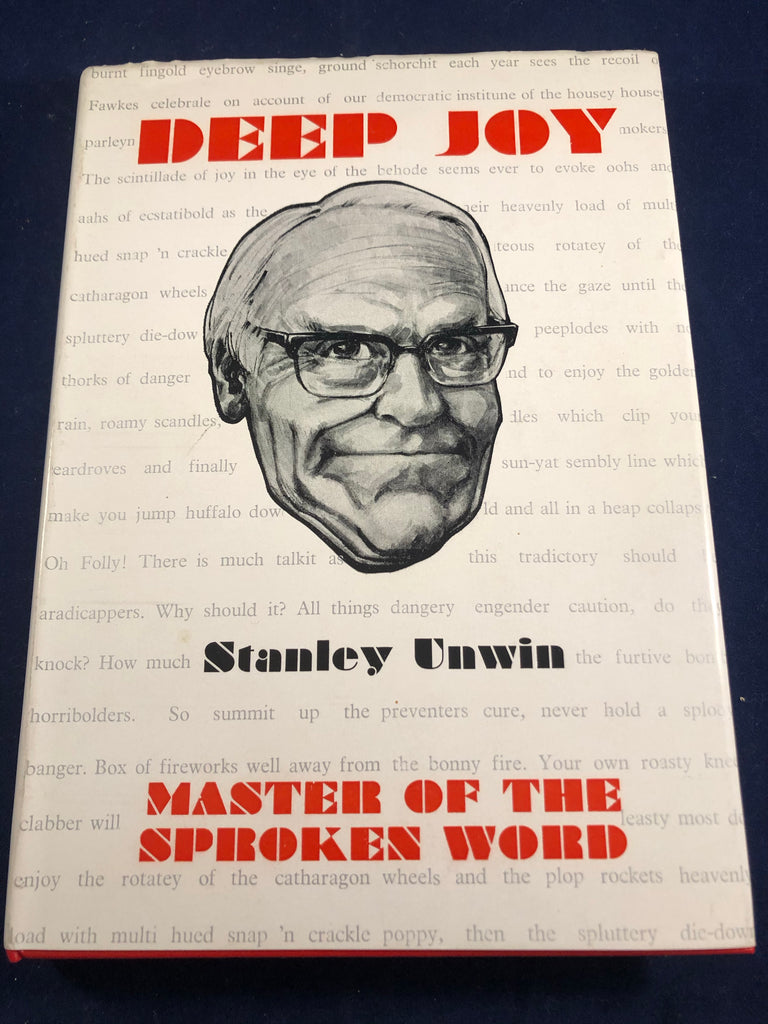 Stanley Unwin - Deep Joy, Caedmon of Whitby, 1984, Inscribed with corr ...