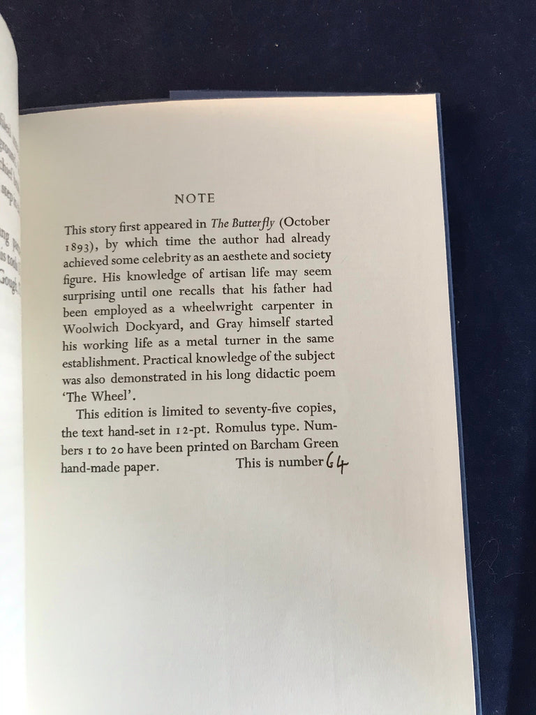 John Gray - Old Gough, The Tragara Press, 1990, 64/75 – Richard Dalby's ...