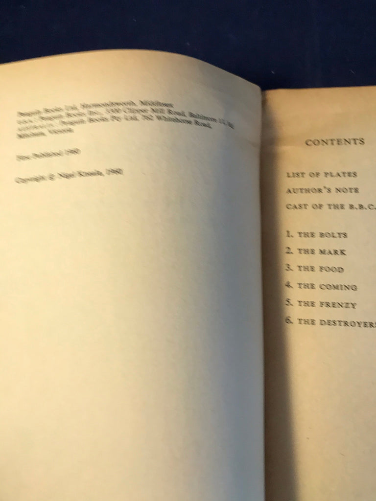 Nigel Kneale - Quatermass II, Penguin 1960 – Richard Dalby's Library